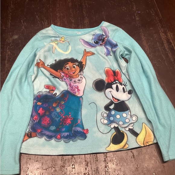 Disney | Shirts & Tops | Disney Kids Long Sleeve Shirt Light Blue With ...
